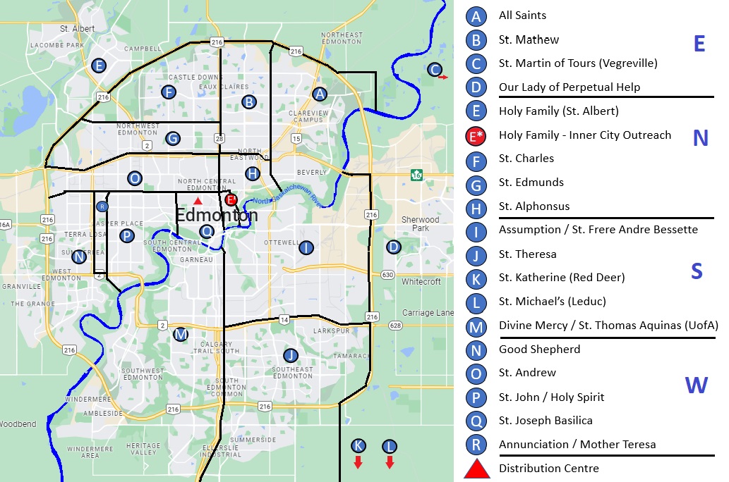 Edmonton Conferences Map
